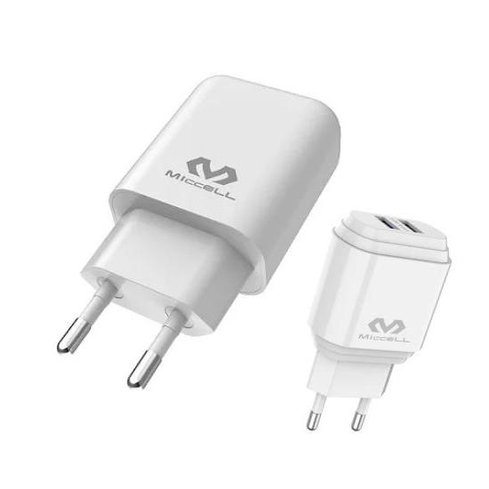 Insumax - CARGADOR MICCELL 2 USB 2.4A T05