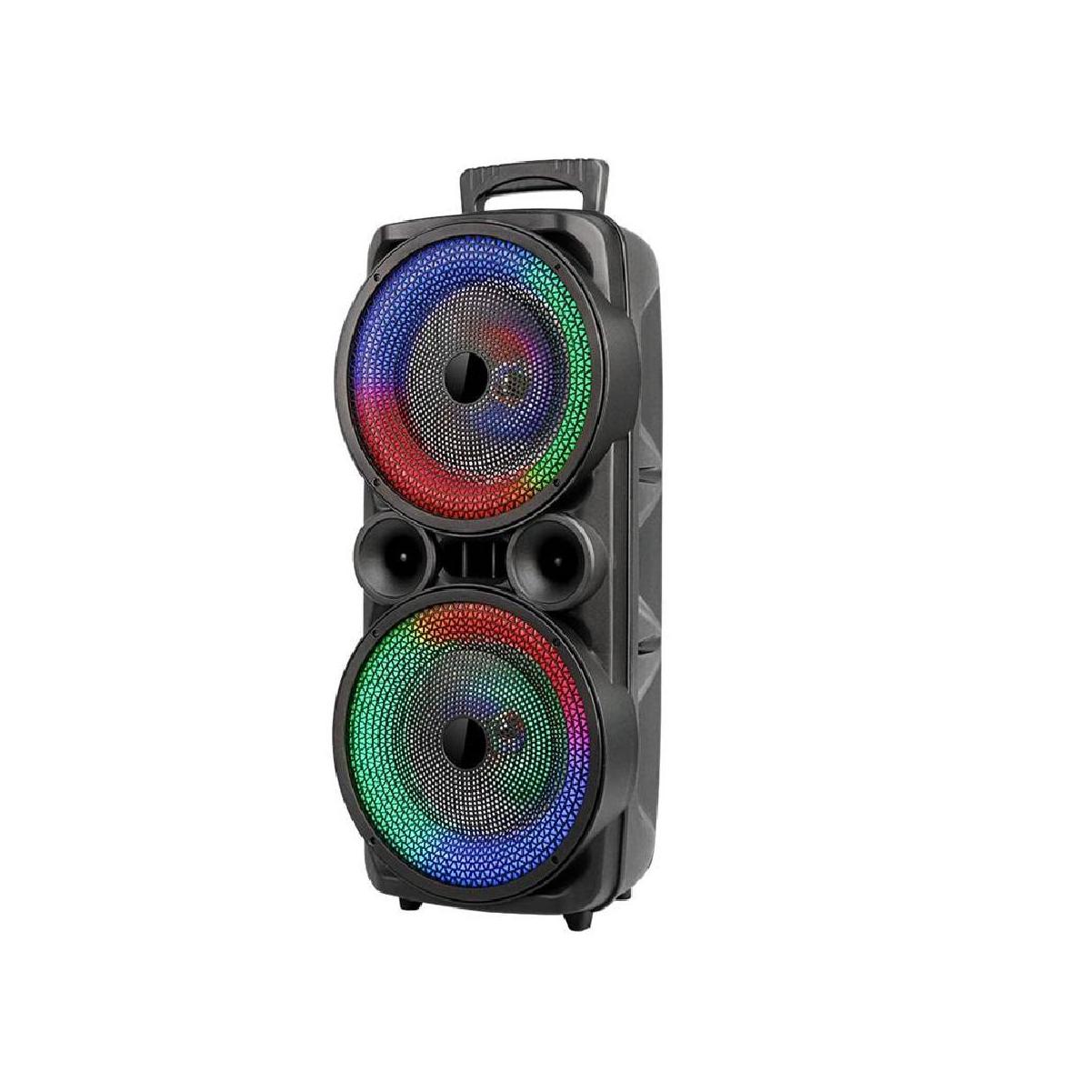 Insumax - PARLANTE GTS DOBLE X 8" BT/USB/SD/FM C/MICROFONO GTS-1569